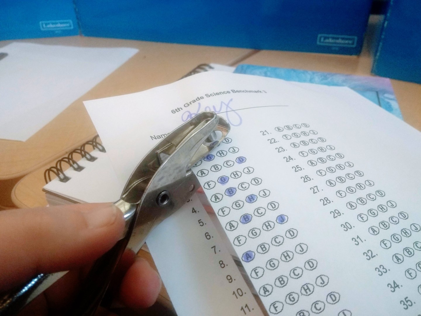 Grading Multiple Choice Answer Sheets Quickly – Sockmonkey Science