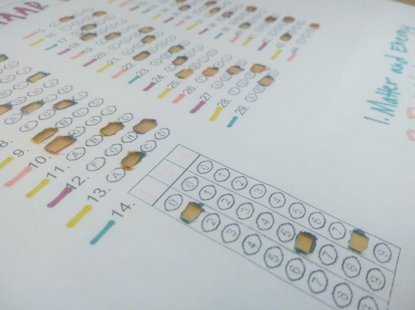 Grading Multiple Choice Answer Sheets Quickly – Sockmonkey Science